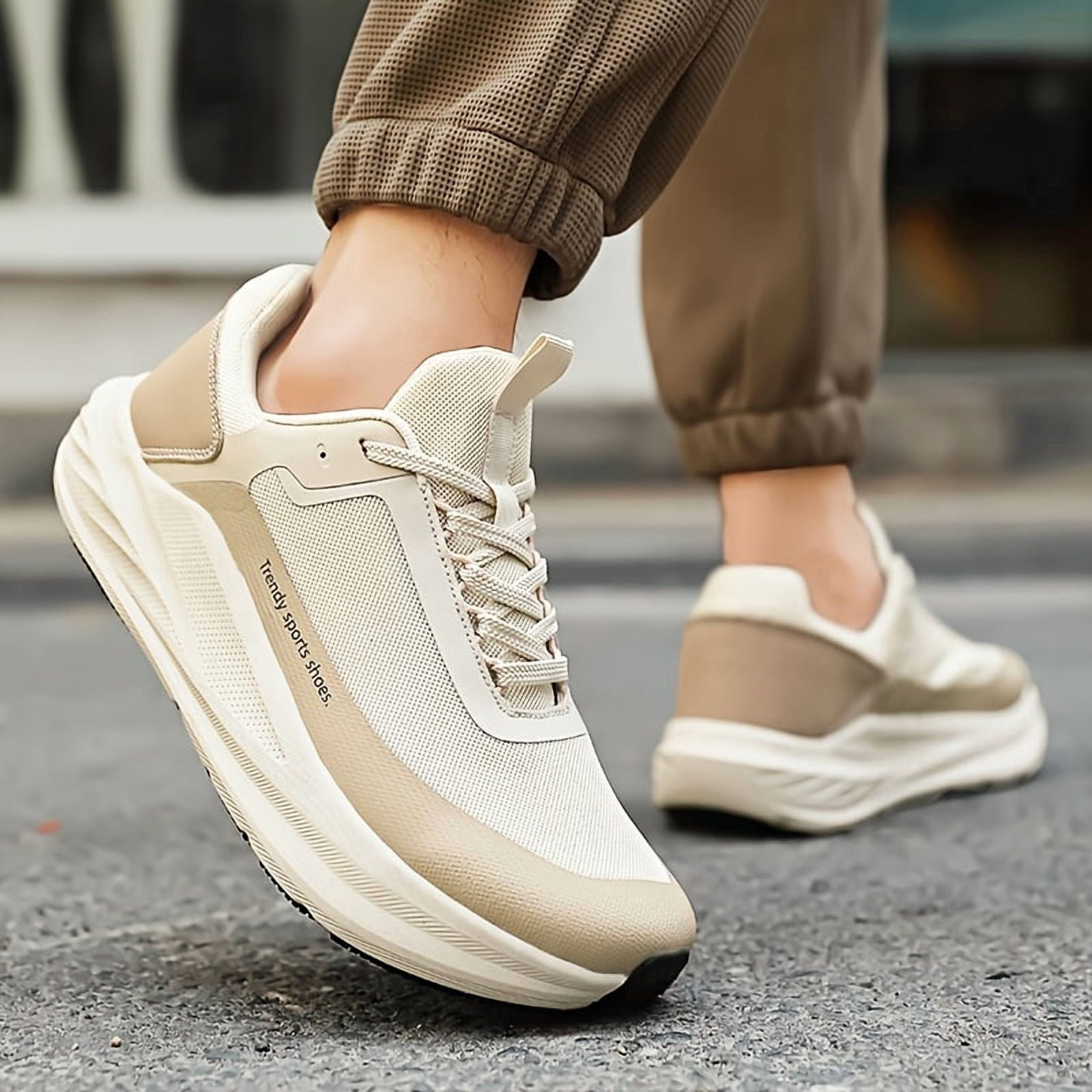 6E Wide Toe Box Chunky Sneakers for Men & Women, Wide Last Lightweight ...