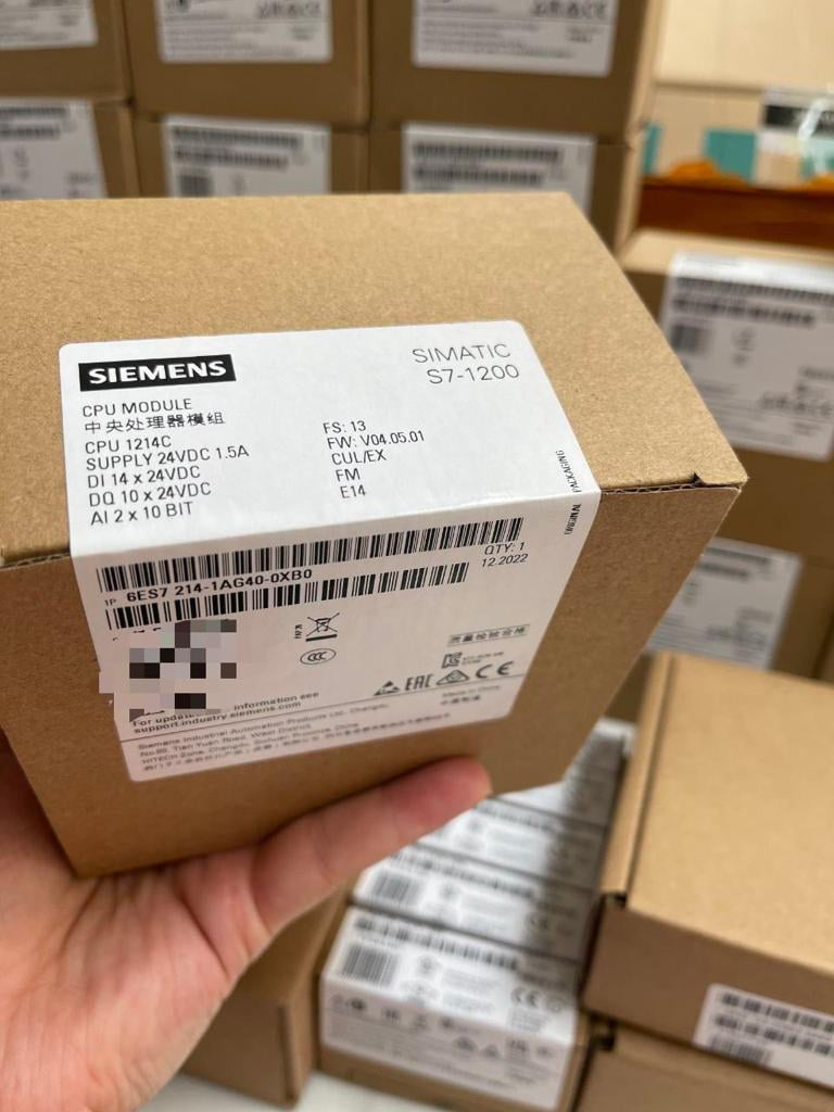 6ES7214-1AG40-0XB0 SIMATIC S7-1200, CPU 1214C, Compact CPU, DC/DC/DC ...