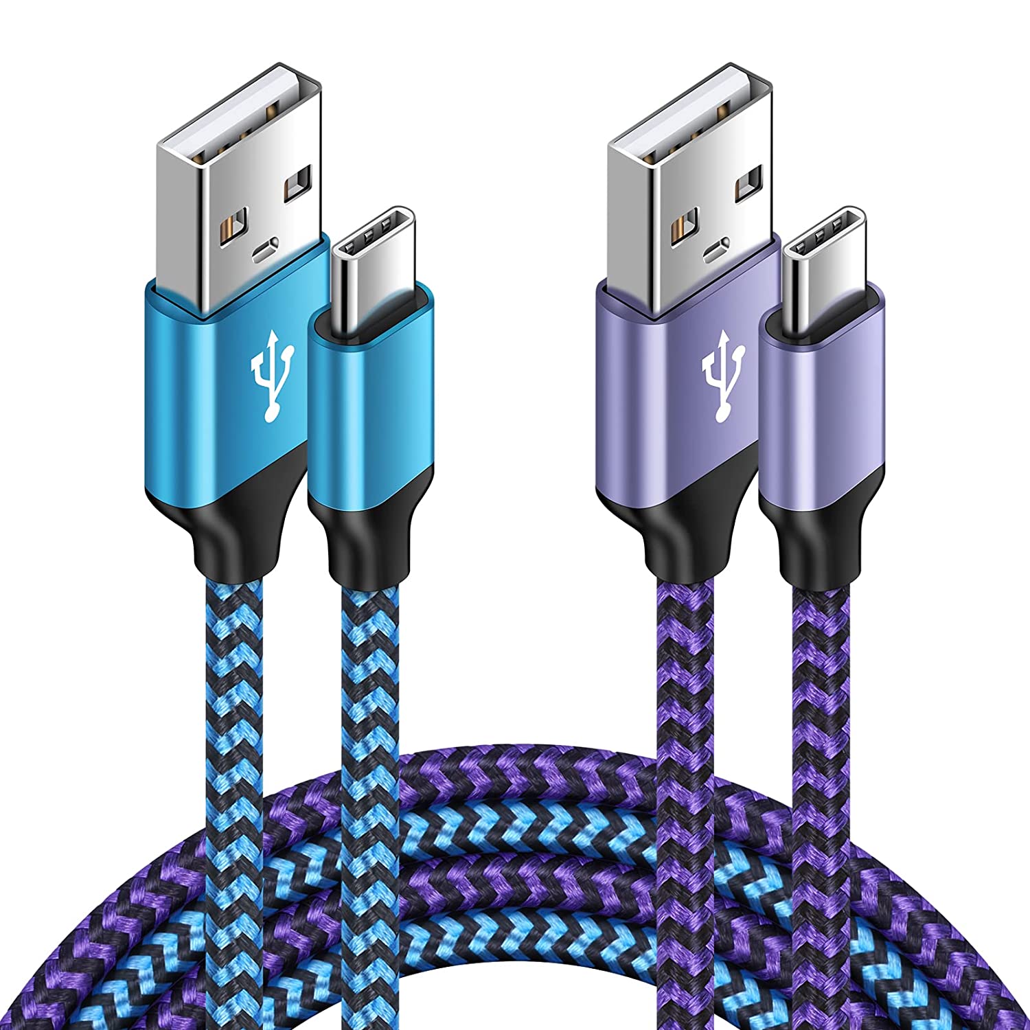 [6FT,2 Pack] Android Fast Charging Cable C Port Charger Cord USB A to ...