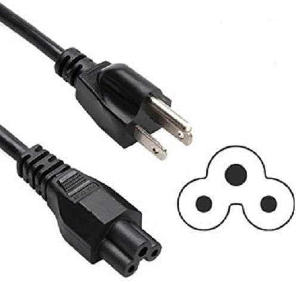 Yustda 6FT 3 Prong AC Power Cord, 3 Pin Cable, CRT Desktop, Printer, HP ...