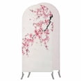 6FT Arch Backdrop Covers, Cherry Blossoms Wedding Arch Cover Stretchy ...