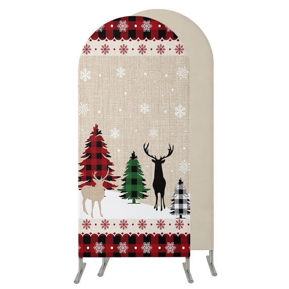 6FT Arch Backdrop Covers, Christmas Reindeer, Wedding Arch Cover ...