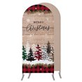6FT Arch Backdrop Covers, Christmas Tree Wedding Arch Cover Stretchy ...