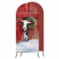 6FT Arch Backdrop Covers, Christmas Wedding Arch Cover Stretchy, Red ...