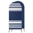 6FT Arch Backdrop Covers, Farmhouse Navy Blue Wedding Arch Cover ...