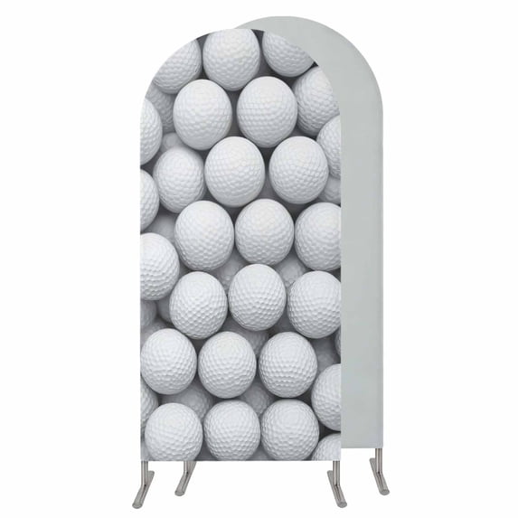 6FT Arch Backdrop Covers, Golf Wedding Arch Cover Stretchy, Modern ...