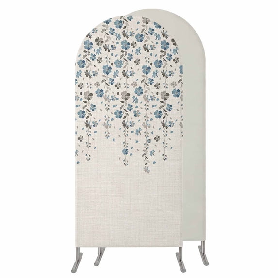 6FT Arch Backdrop Covers, Weeping Flowers Wedding Arch Cover Stretchy ...