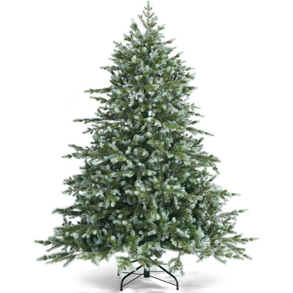 6FT Artificial Christmas Tree, Unlit Hin d Xmas Spruce Tree with 892 ...