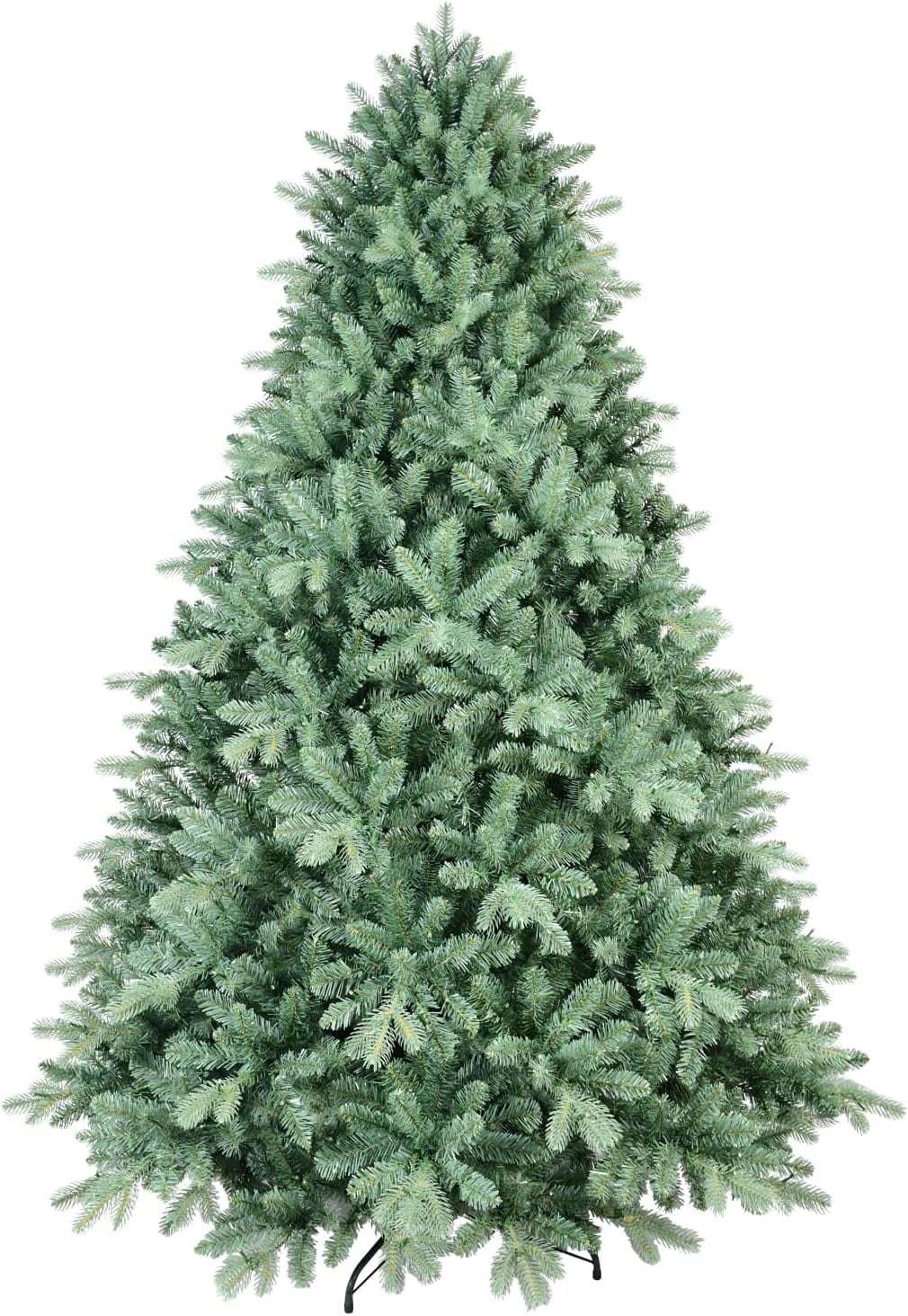 6FT Blue Spruce Artificial Christmas Tree, Memory Wire Full Xmas Tree ...