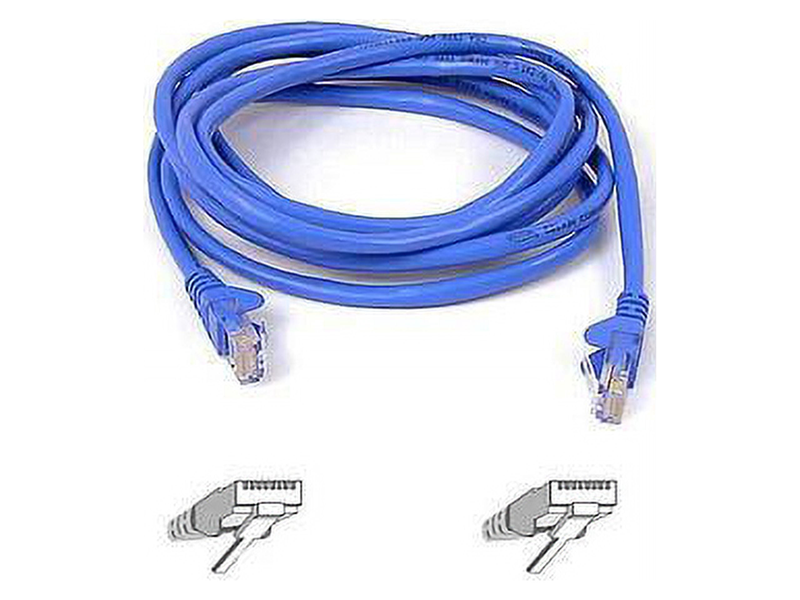 6FT CAT5 PATCH CABLE BLUE MOLDED ROHS MOQ-12 - Walmart Business Supplies