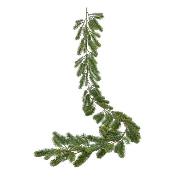 6FT Christmas Garland Norfolk Pine Garland Real Touch Artificial Greenery GarlandChristmas ...