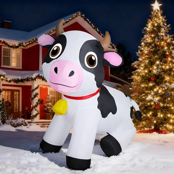 Christmas Cow Inflatables