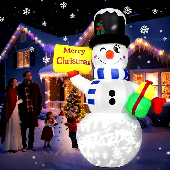 Inflatable Snowmen Outdoor Decor for Festive Holiday Displays
