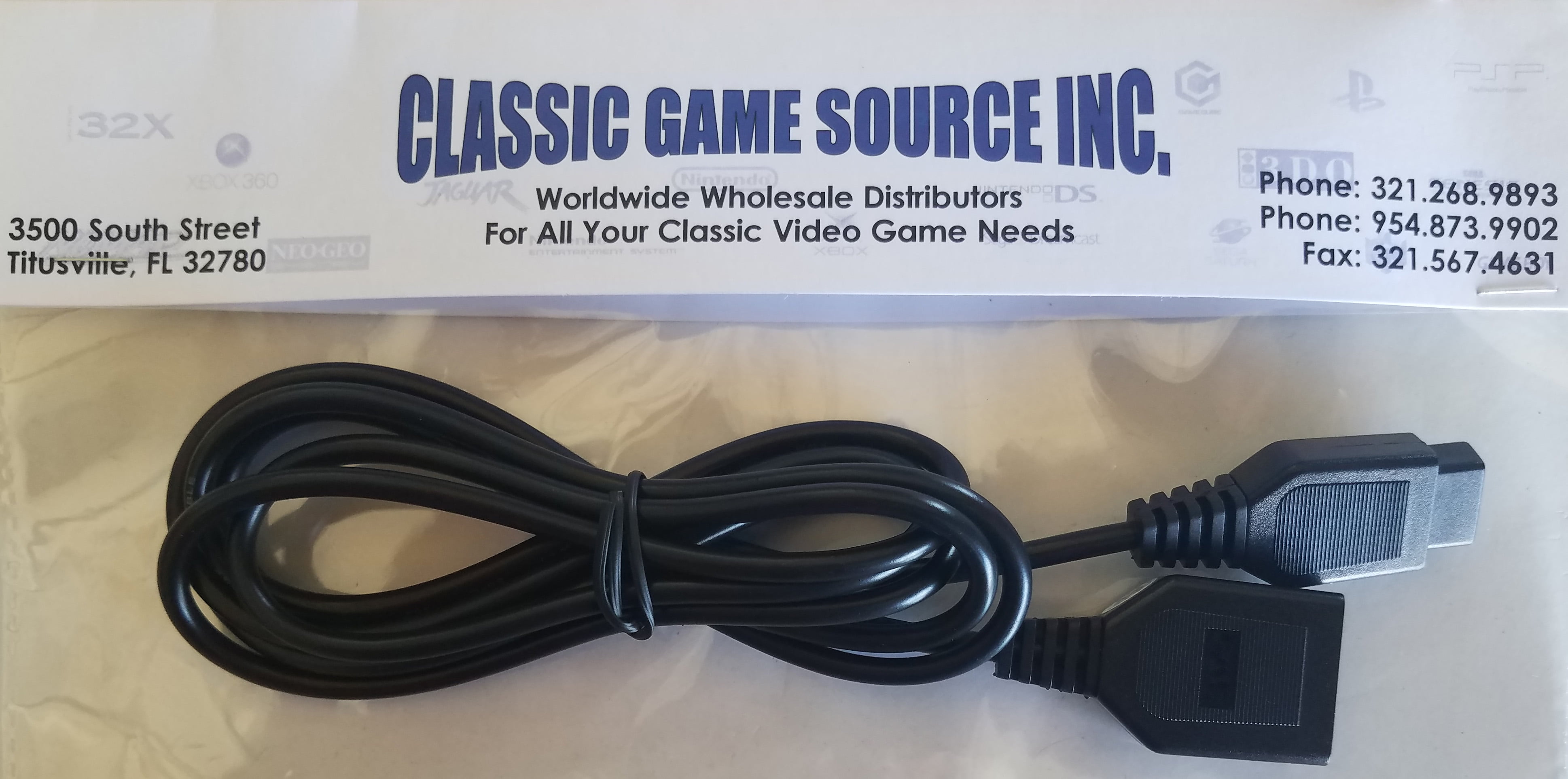 6FT Controller Extension Cable Cord Wire for Atari 2600 Controller ...