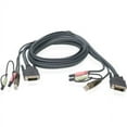 6FT DVI-I USB W/AUDIO KVM CABLE - Walmart.com