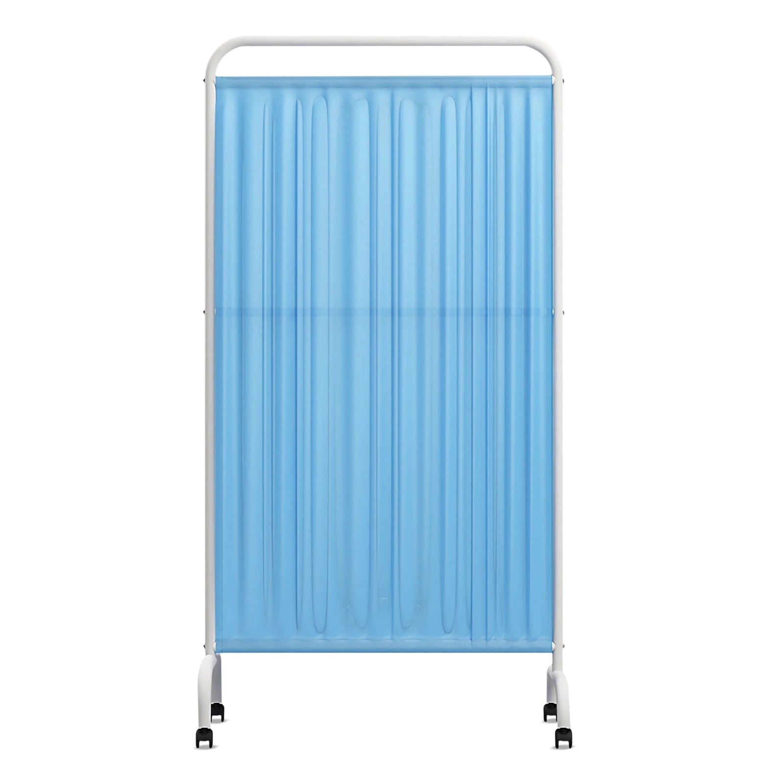 6FT Folding Medical Privacy Screen, Portable Room Divider with Lockable ...