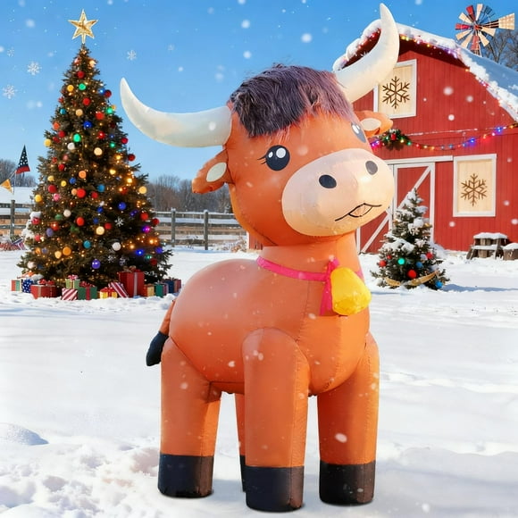 Christmas Cow Inflatables