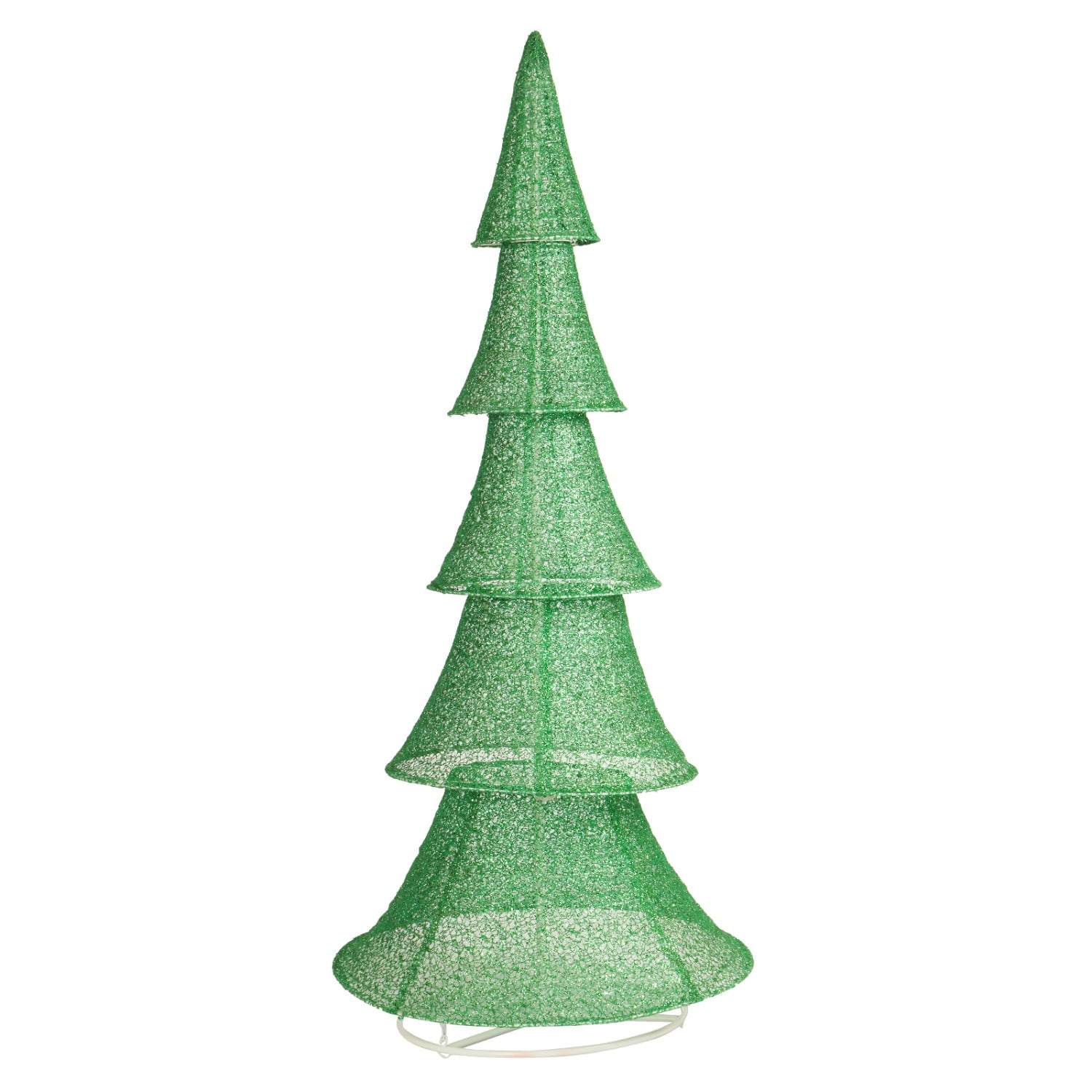 6FT Lighted Christmas Tree Yard Decorations, Pre-lit Pull Up Christmas ...