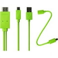 6FT MICRO USB HDMIMHL ADAPTER CABLE F/ SAMSUNG GALAXY S2 S3 GREEN ...