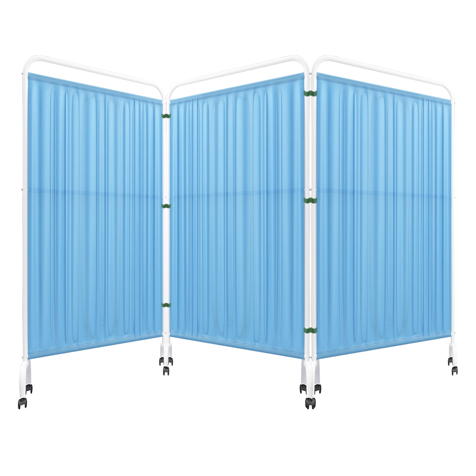 6FT Medical Privacy Screen, Portable Medical Room Divider with Lockable ...