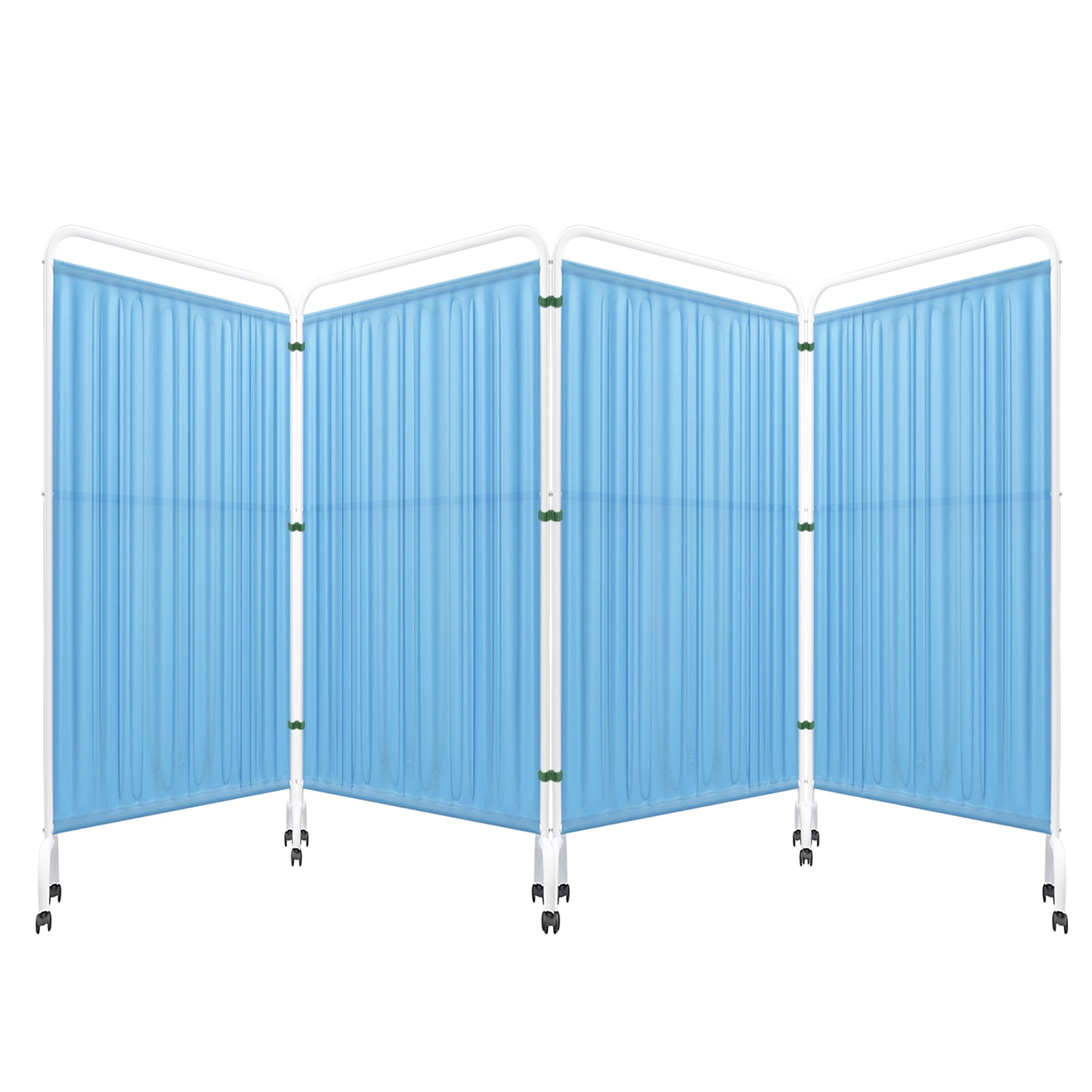 6FT Medical Privacy Screen, Portable Medical Room Divider with Lockable ...