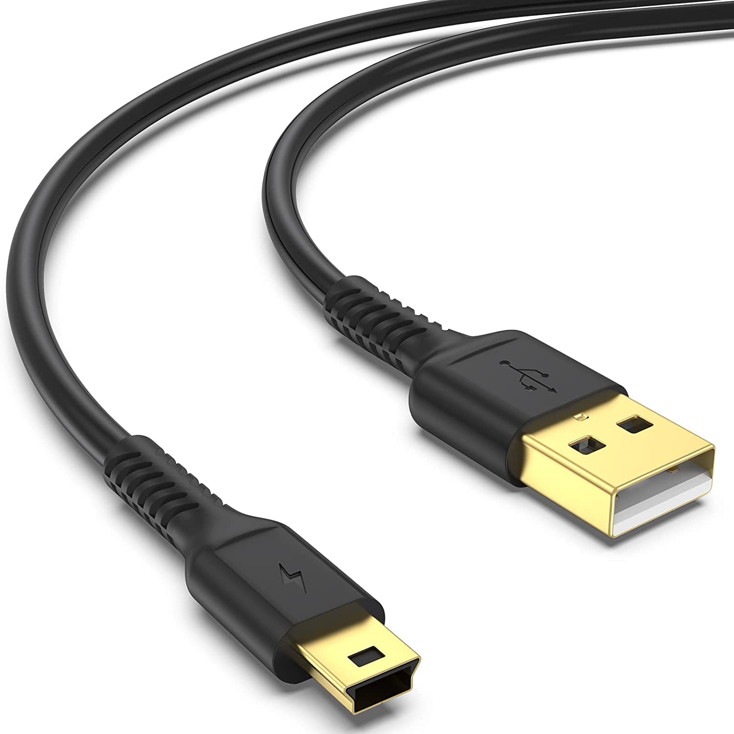 6FT Mini USB Cable, Standard USB 2.0 Type A Male to Mini B Male Charger ...