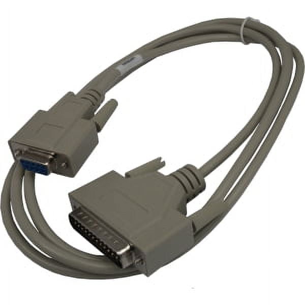 6FT NULL MODEM CABLE DB9F TO DB25M - Walmart.com