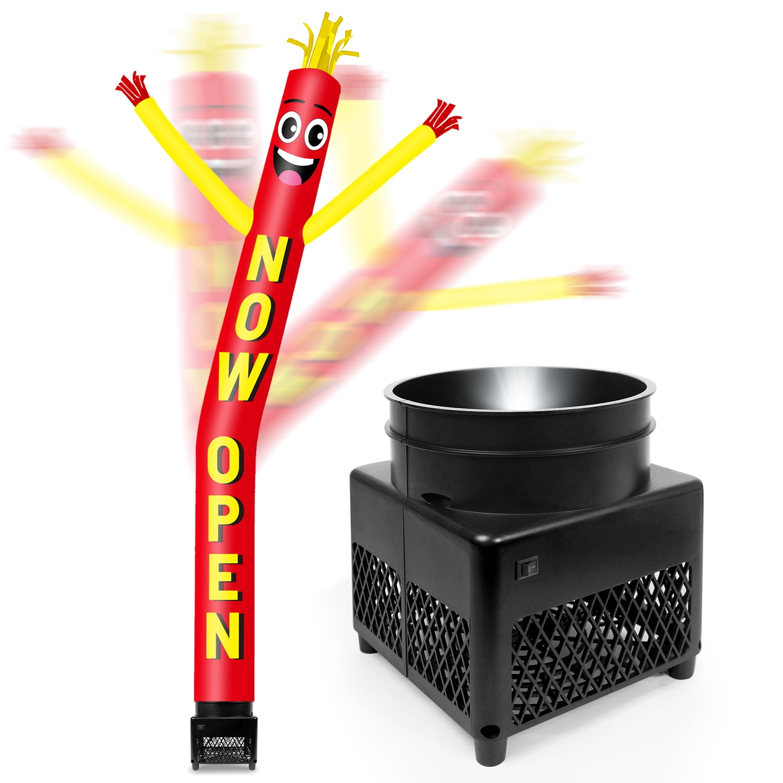6FT Now Open Inflatable Tube Man with Weather-Resistant Blower (5.5 ...
