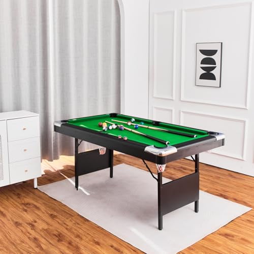 6FT Pool Table, Billiard Tables, Foldable Pool Table, Pool Table Set ...