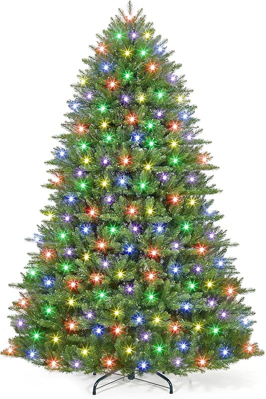 6FT Pre-Lit Christmas Tree, Artificial Pencil Holiday Decoration with ...