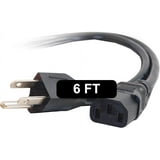 6FT Premium Replacement AC Power Cord - Durable Power Cable for TV ...