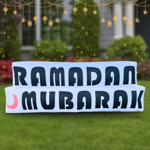 6FT Ramadan Inflatable Just Ramadan Mubarak! - Islamic Ramadan Decor ...