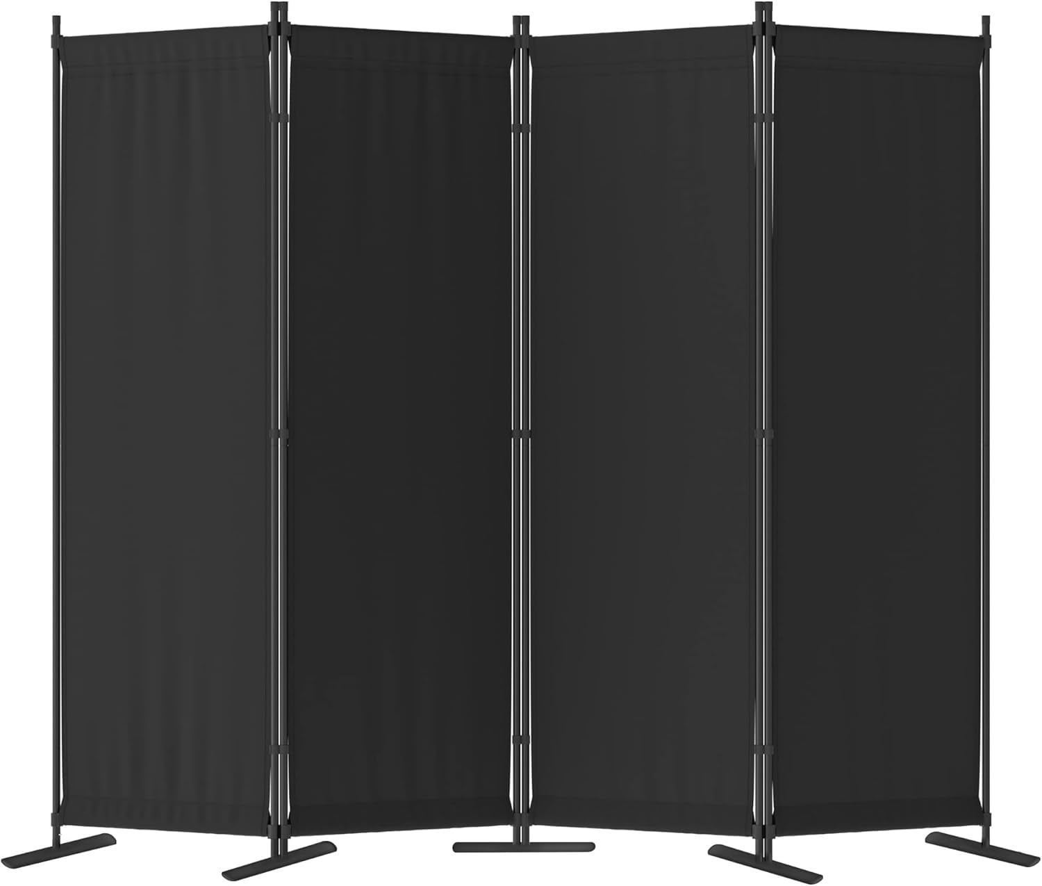 6FT Room Divider Portable, Folding Privacy Screens, 4 Panel Partitions ...