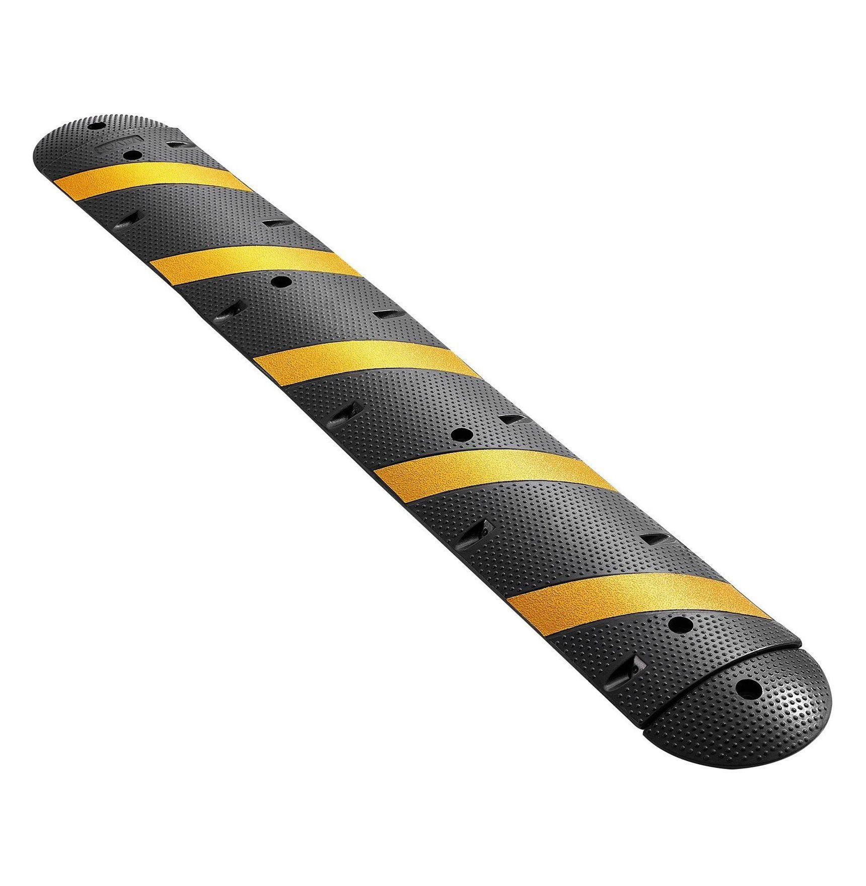 6FT Rubber Speed Bump - 2 Channel Heavy Duty - 22000lbs Capacity ...
