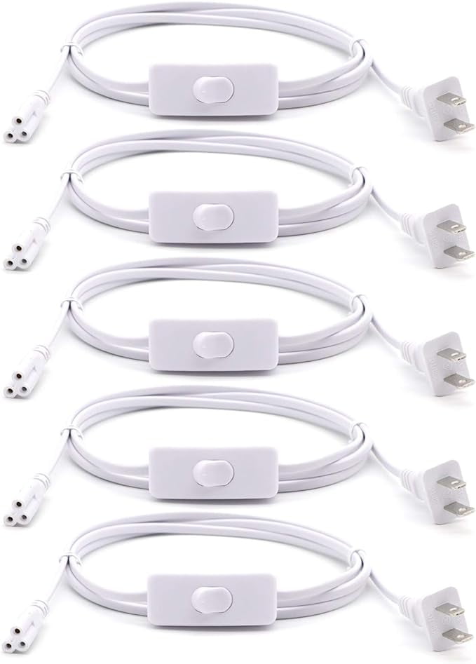 6ft T5 T8 Led Tube Light Power Extension Cord With On Off Switch Us