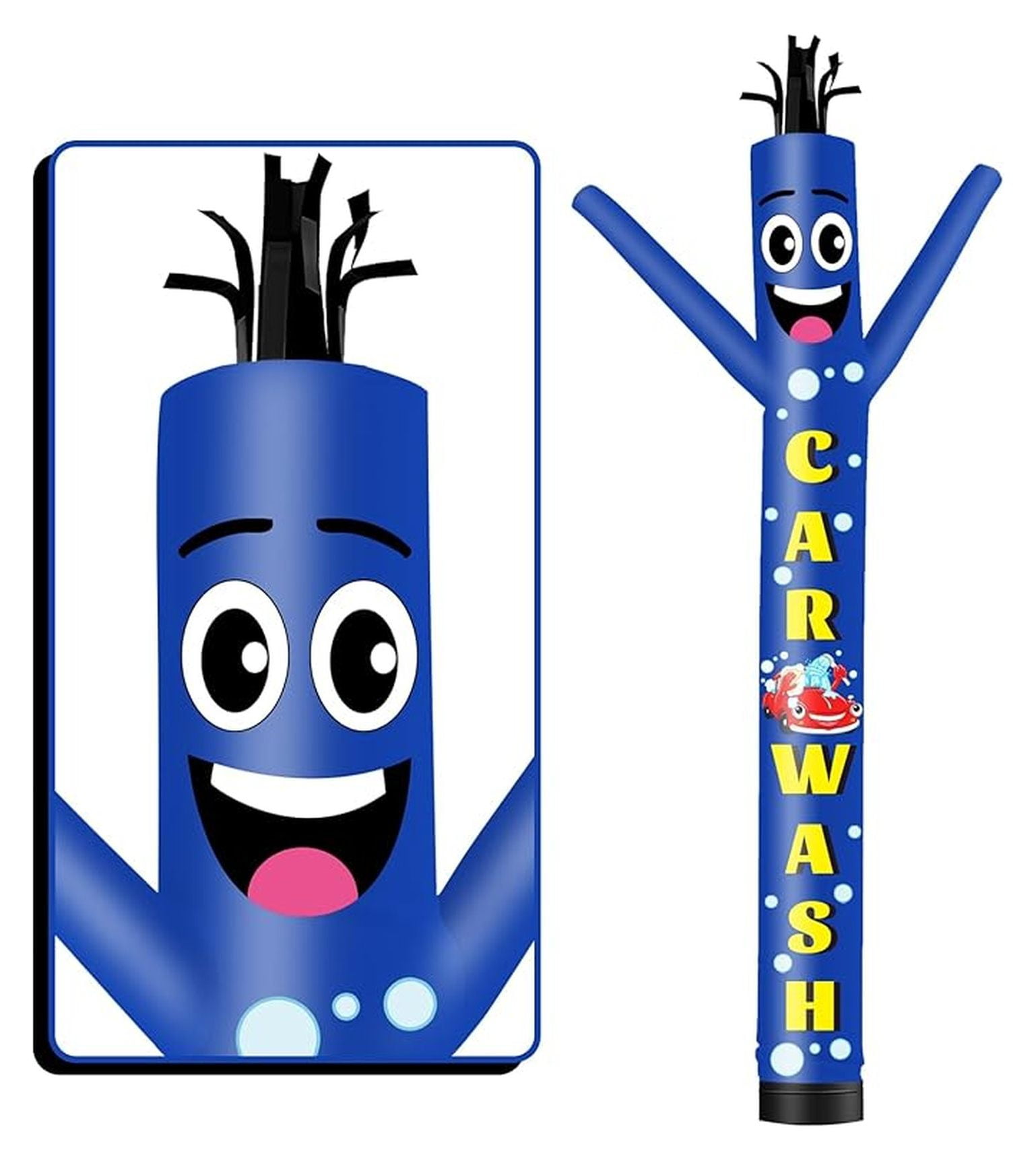 6FT Tall Inflatable Tube Man Car Wash Wacky Wavy Dancing Guy (9 ...