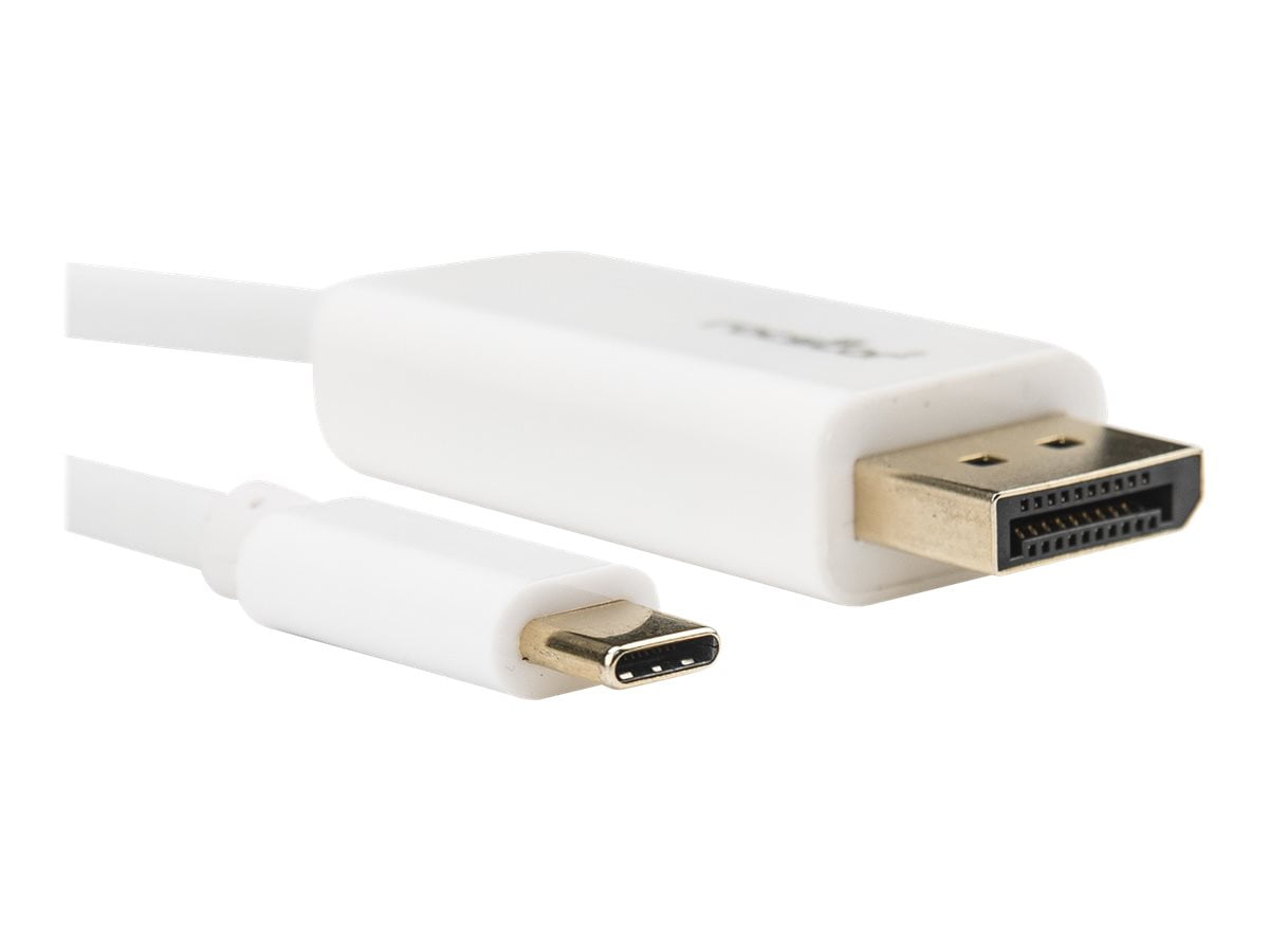 Rocstor Premium 6ft / 2m USB Type C to DisplayPort 4K Cable, White ...