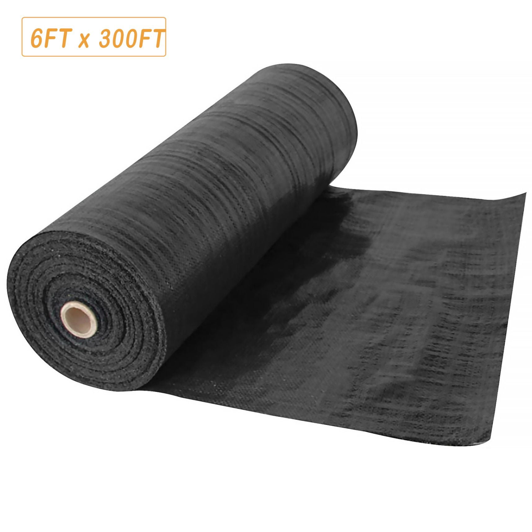 6FT x 300FT Weed Barrier, Heavy-duty Landscape Fabric Ground Cover ...