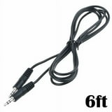 6Ft 3.5Mm 1/8" Audio Cable Lead Car Aux Cord For Google Chromecast ...