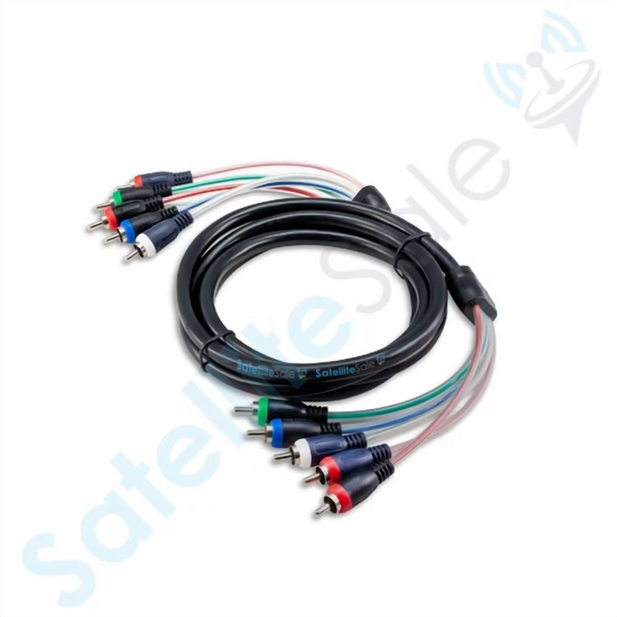 6Ft Component Video Cable With Audio 5 Rca Red Green Blue Rgb For Hdtv ...