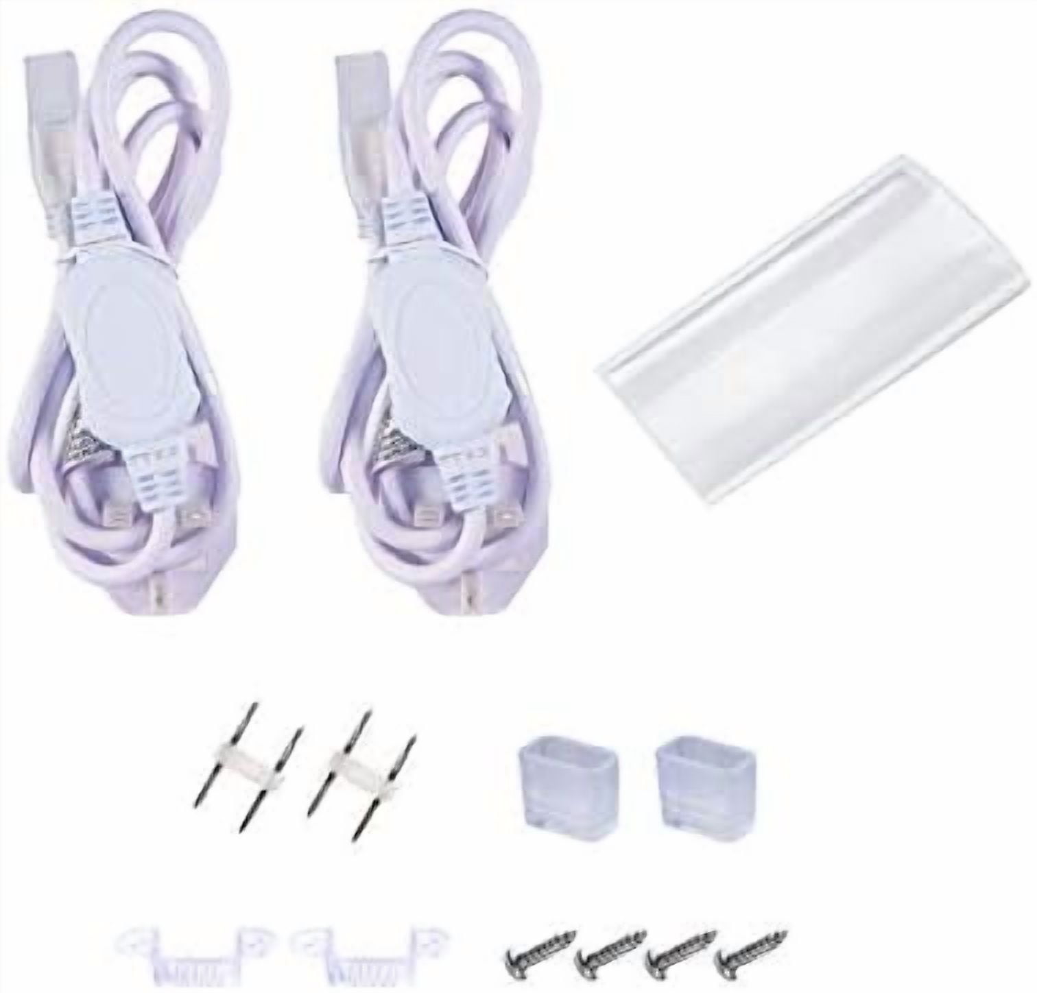6Ft. LED Power Cord Kit, for 6x10mm LED Single Color Strip Lights Only ...