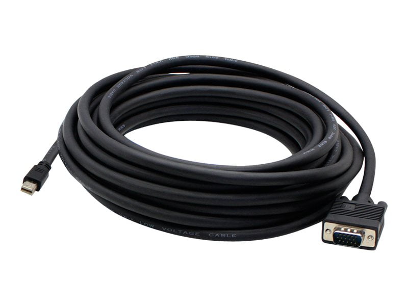 AddOn 6ft Mini-DisplayPort Male to VGA Male Black Adapter Cable: TV ...