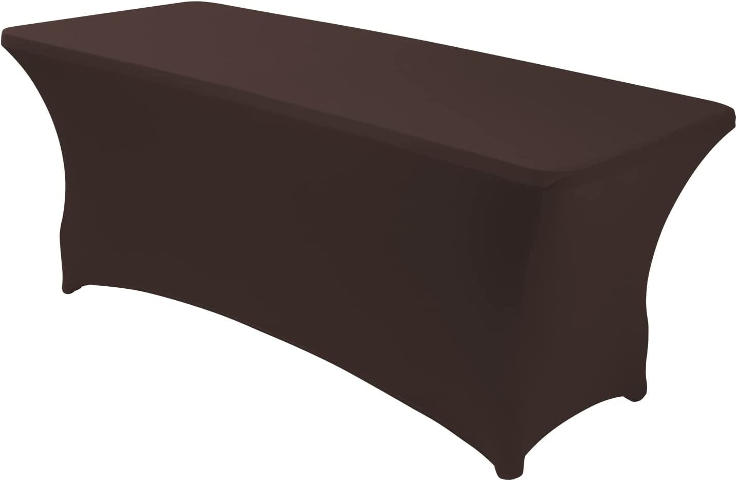 6Ft Table Cloths for Parties Spandex Party Fitted Table Covers for 6 ...