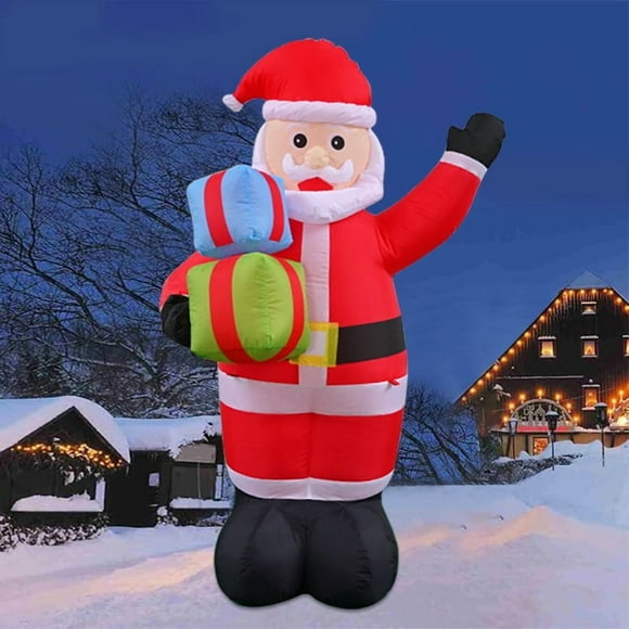 Black Santa Claus Inflatable