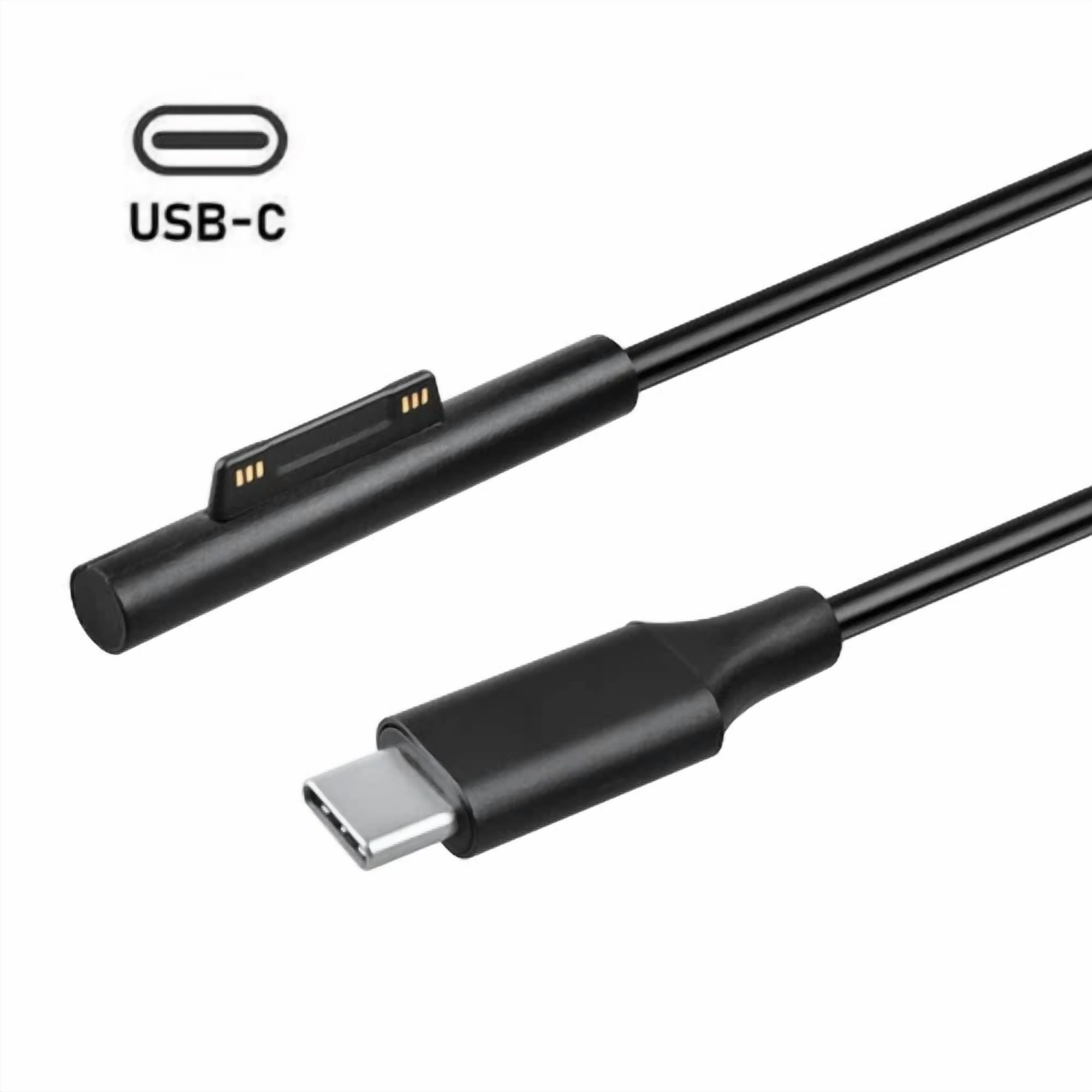 6Ft Usb C Power Supply Pd Fast Charger Cable For Microsoft Surface Pro ...