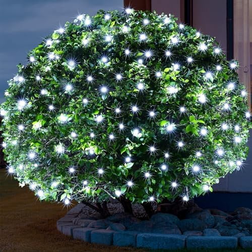6Ftx4Ft LED Christmas Net Lights Green Wire,Connectable UL Certified ...