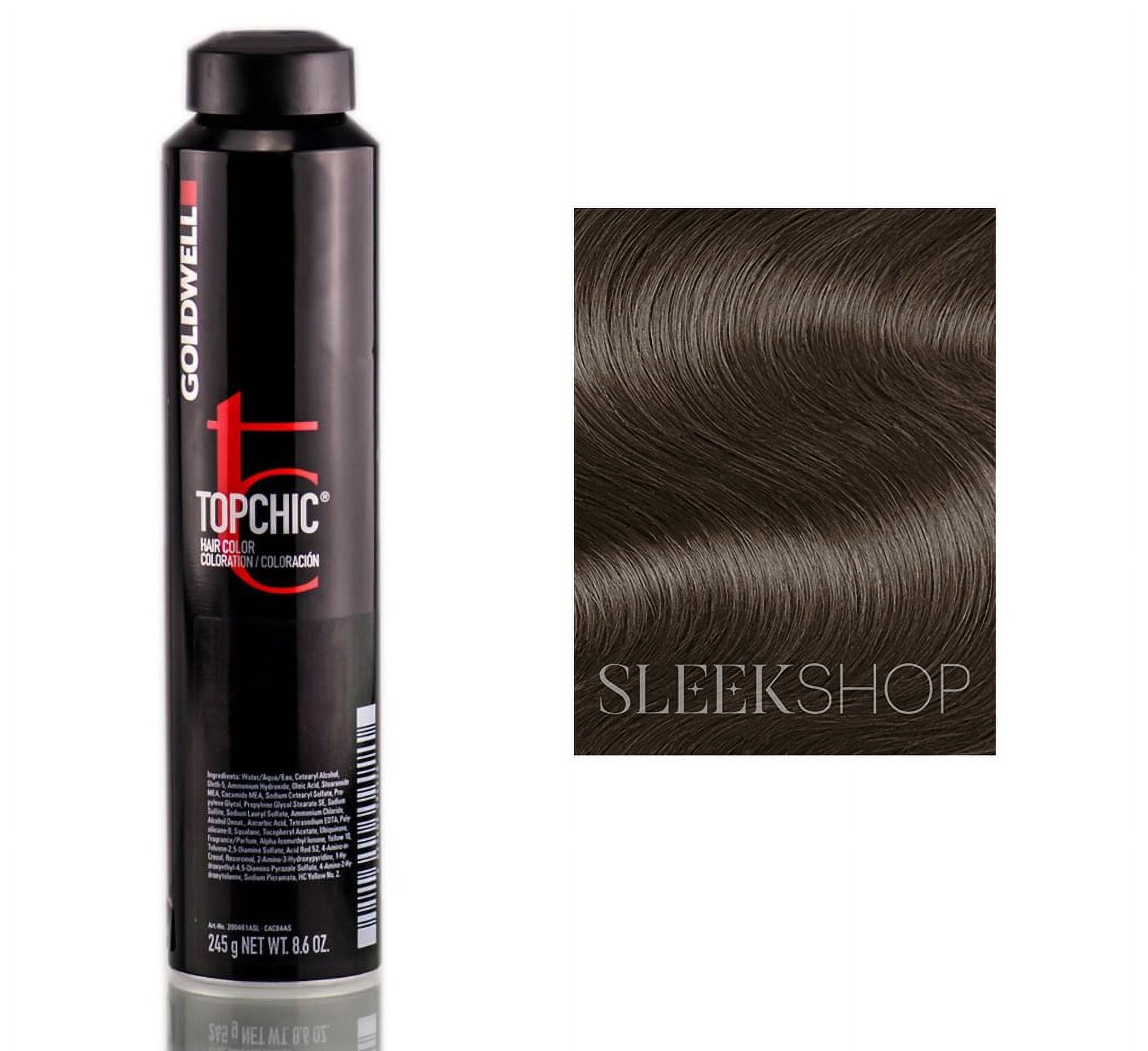 {6G - Tobacco} Goldwell Topchic Hair Color (8.6 oz. canister) w ...