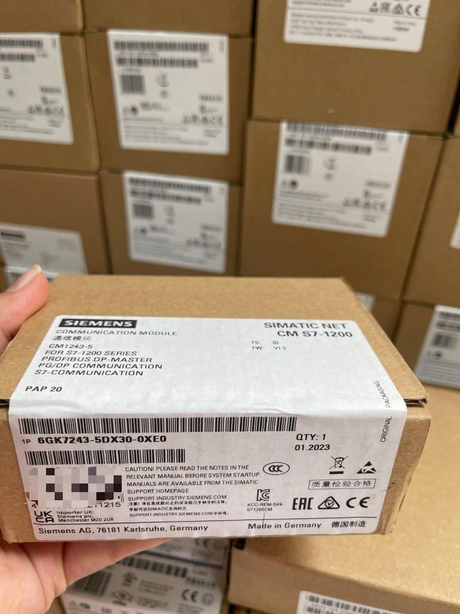 6GK7243-5DX30-0XE0 Communications Module CM 1243-5 for Connection of ...