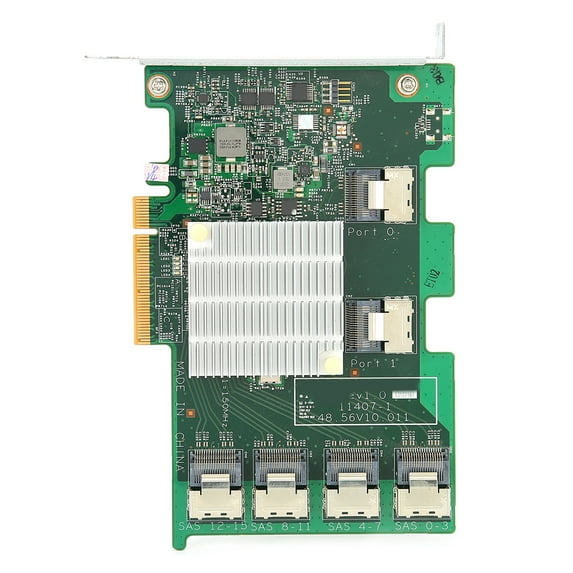 6Gbps 16-Port PCI-E SAS Expander Card for Server Storage Expansion ...