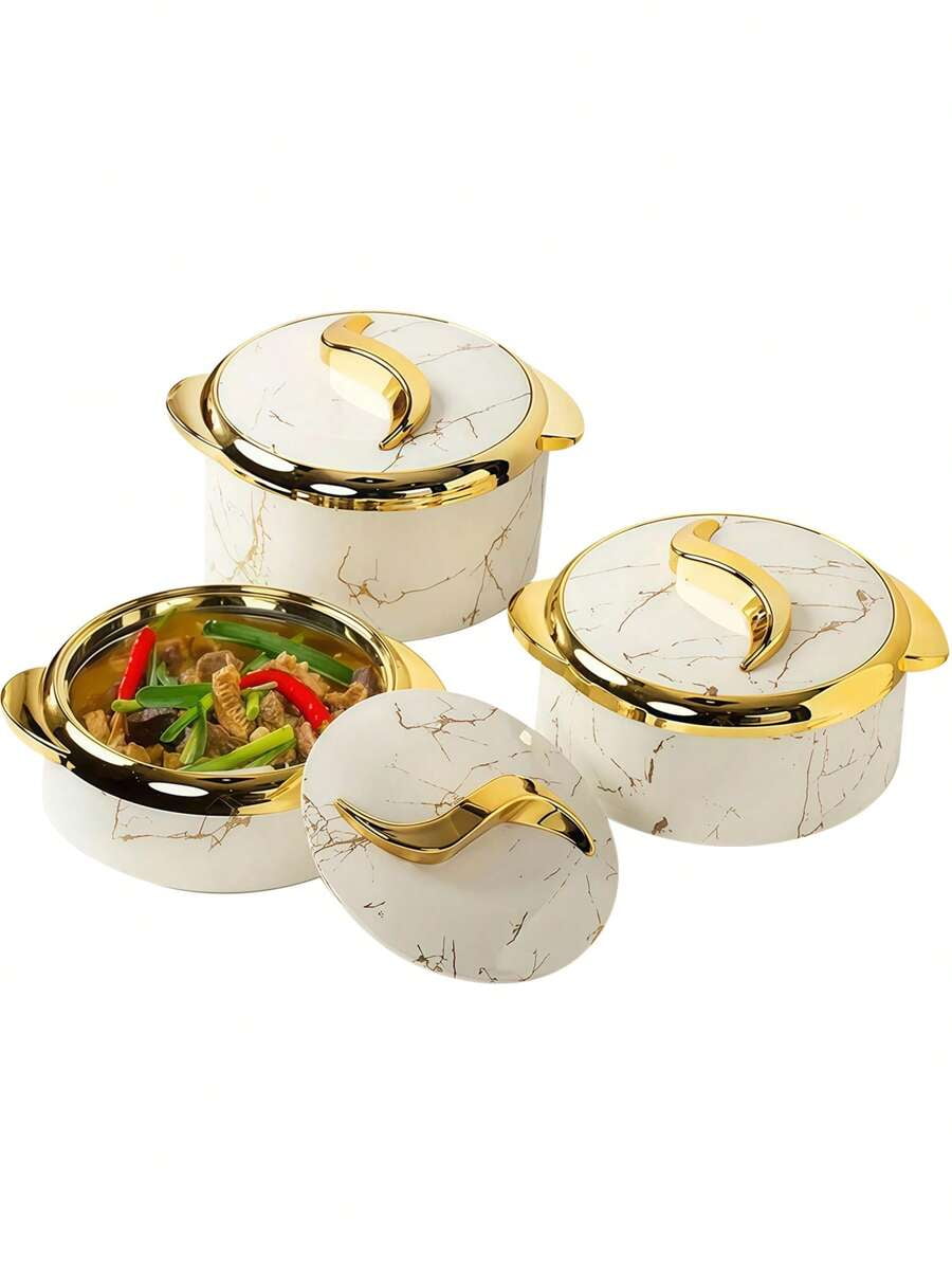 6H Thermal Control 3-Piece Set - 304 Vacuum Insulated Food Jars, Leak ...